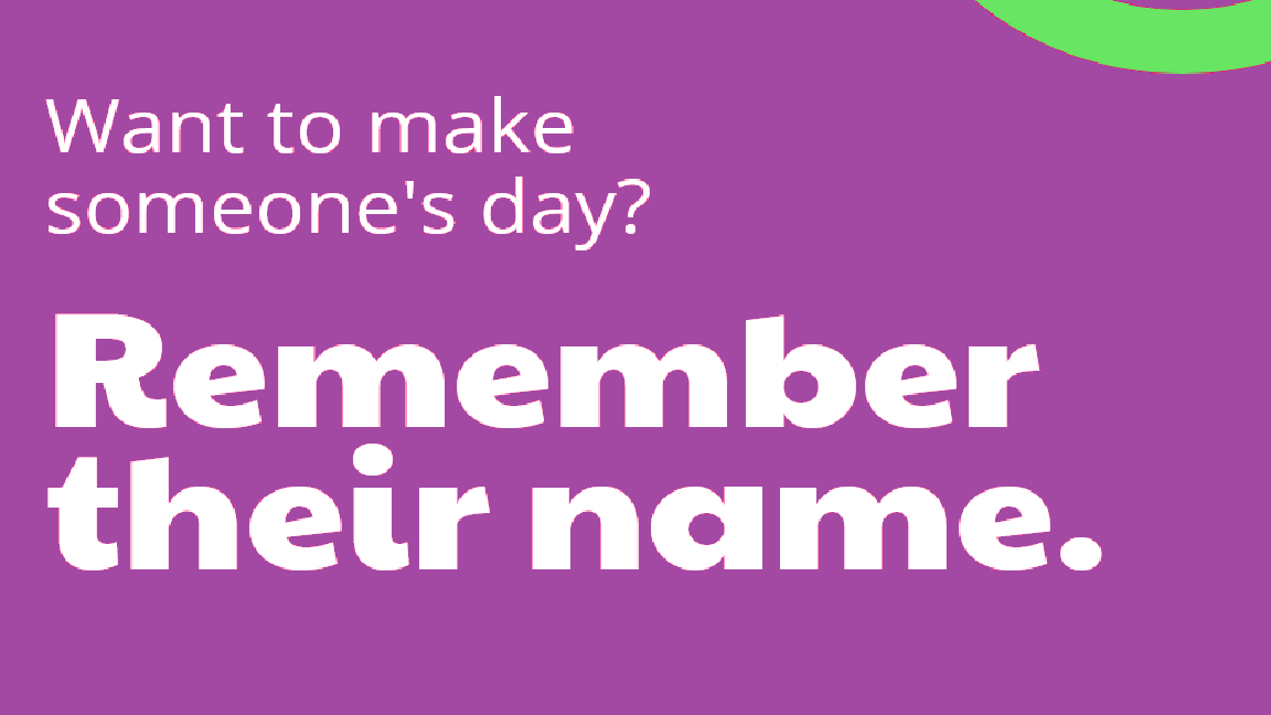Power of Remembering Names in Improving Professional And Social Life ...